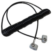 Coiled Cable Tether for Hospitals - Secure Mount
