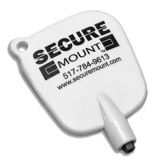 Aluminum End Security Tether - Secure Mount