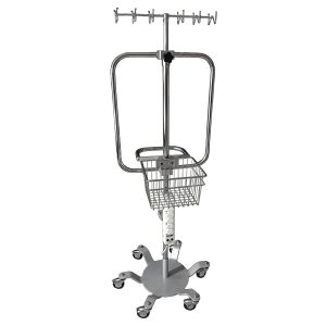 Heavy Duty Hospital IV Pole - Secure Mount
