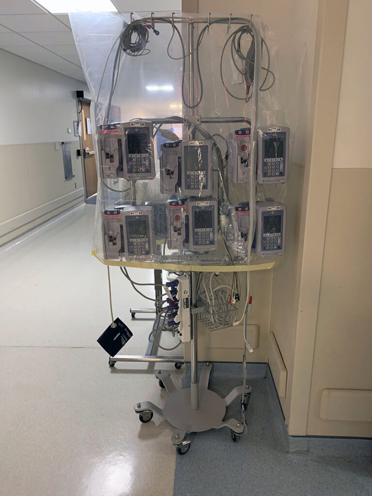 IV Trauma Pole Fully Loaded - Secure Mount