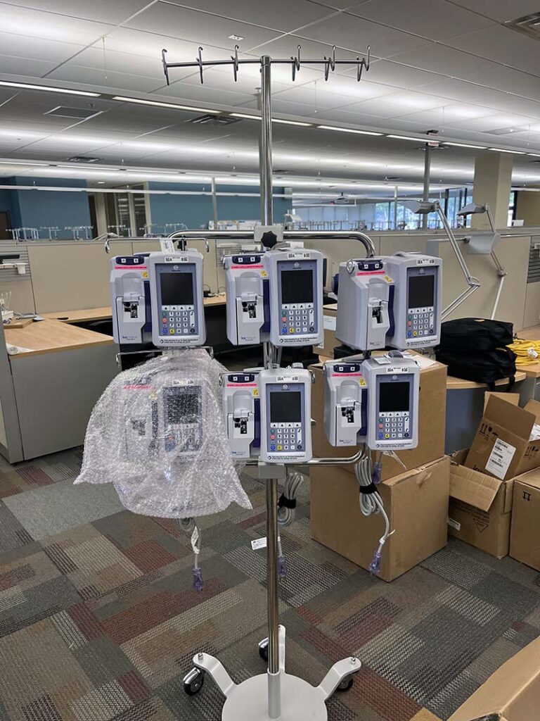 IV Trauma Pole Fully Loaded - Secure Mount
