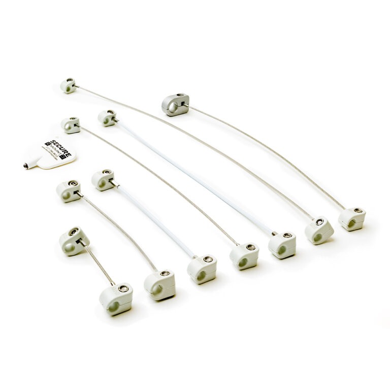 Coiled Cable Tether for Hospitals - Secure Mount